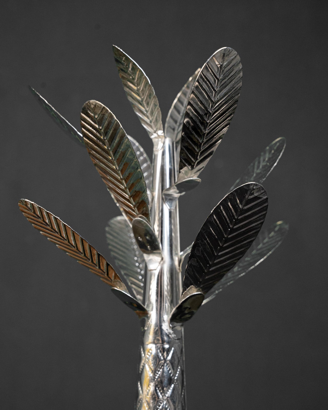 German Silver Banana Tree - Set of 2 - 10 inch - WL5098 – Wedtree