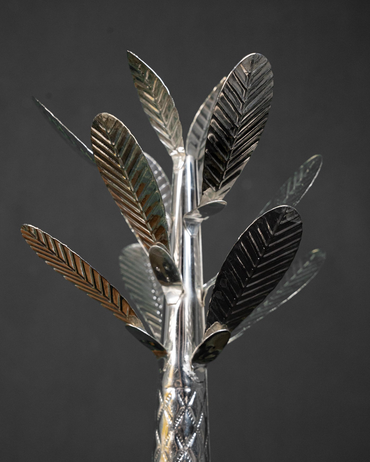 German Silver Banana Tree - Set of 2 - 10 inch - WL5098 – Wedtree