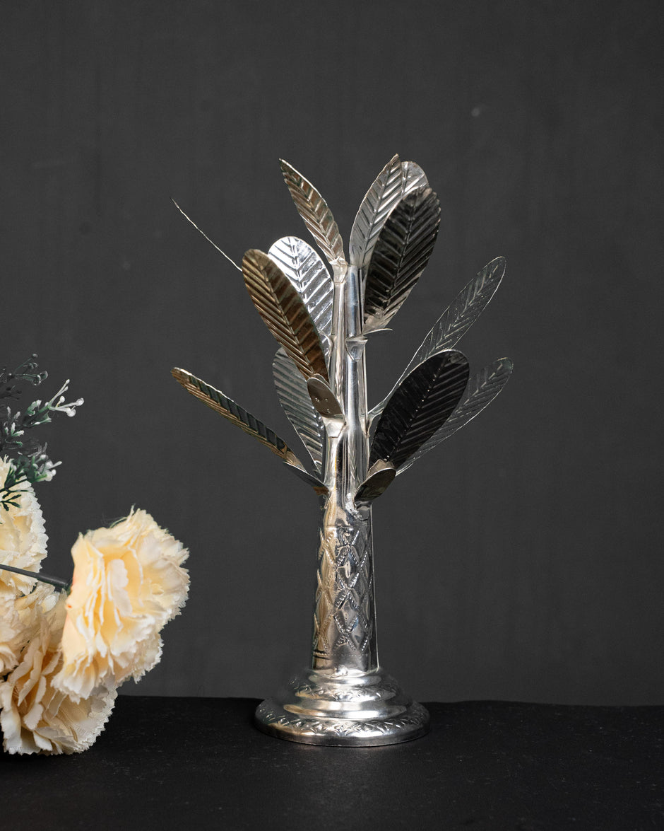 German Silver Banana Tree - Set of 2 - 10 inch - WL5098 – Wedtree