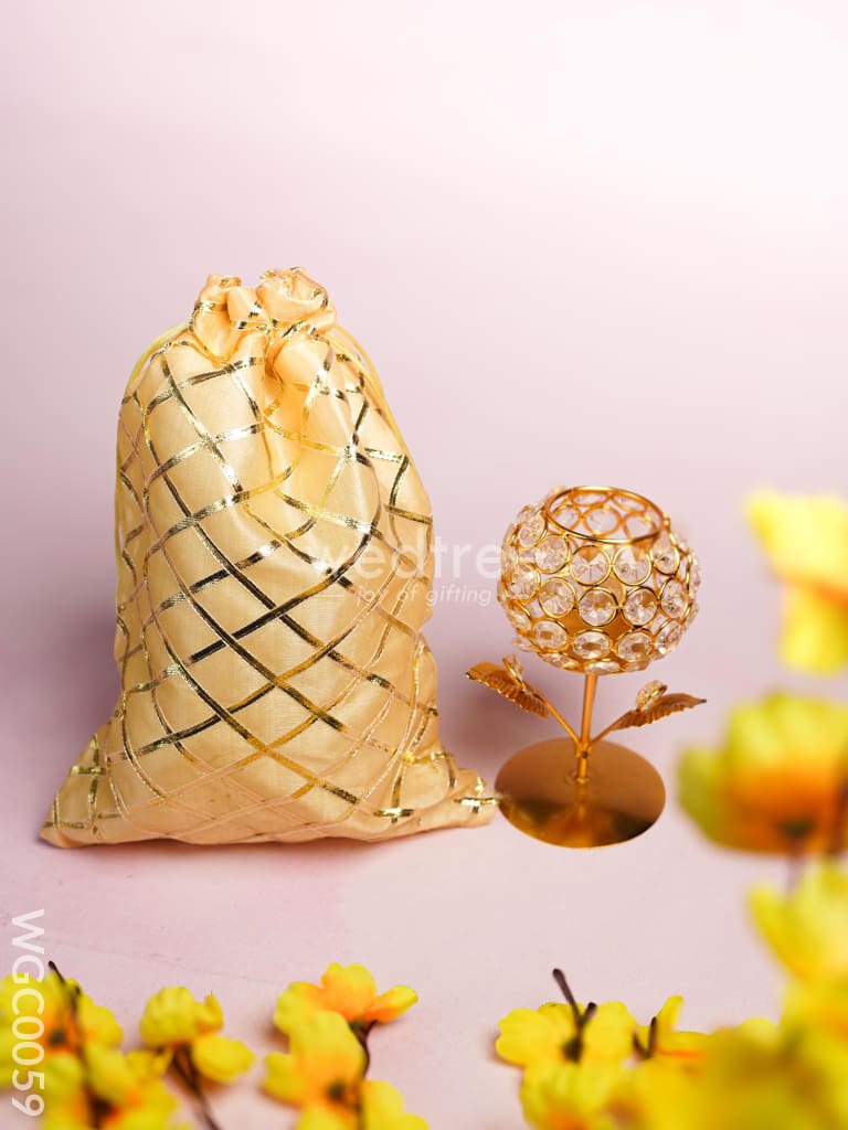 Combo with String Bag & Jhaali Votive - WGC0059 – Wedtree