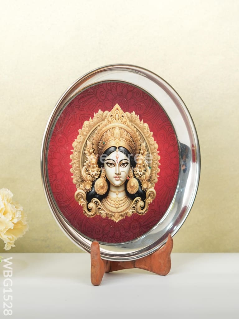 Devi Face Stainless Steel Plate - WBG1528 – Wedtree