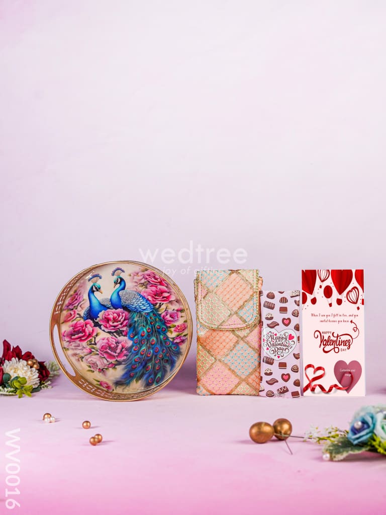 Love Bundle with Metal Tray, Mobile Sling, Chocolate and Card - WV0016 ...