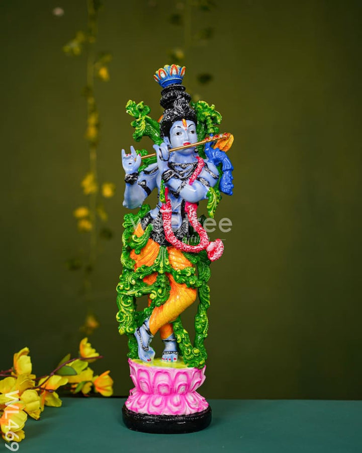 Polyresin Radha Krishna Idol - 14 inch - WL4697 – Wedtree