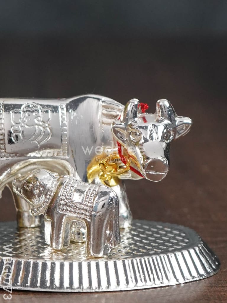 Silver Plated Cow and Calf - WBG0773 – Wedtree